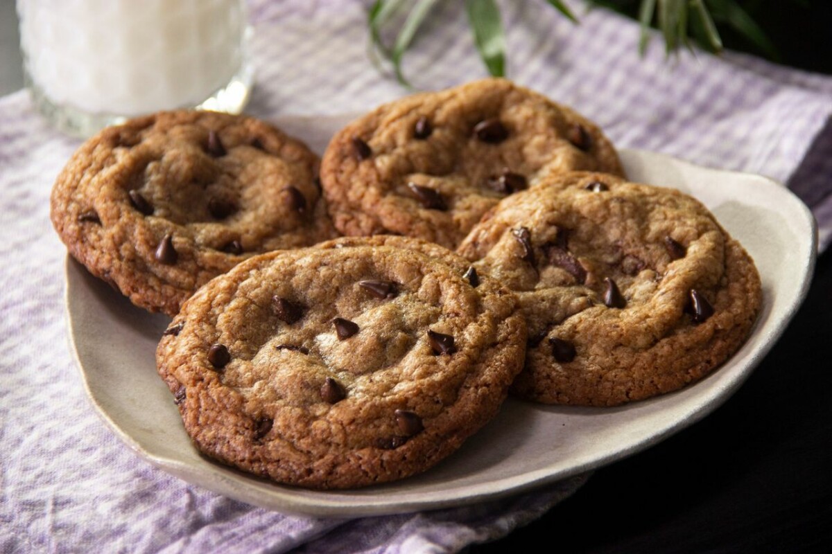 Deliciosas Galletas Caseras Con Chispas De Chocolate