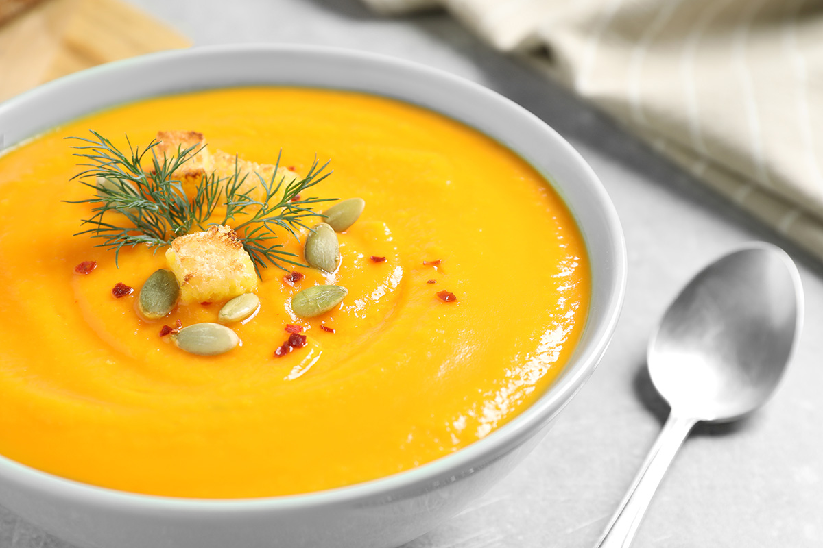 Receta de crema de calabaza con jengibre - Comedera