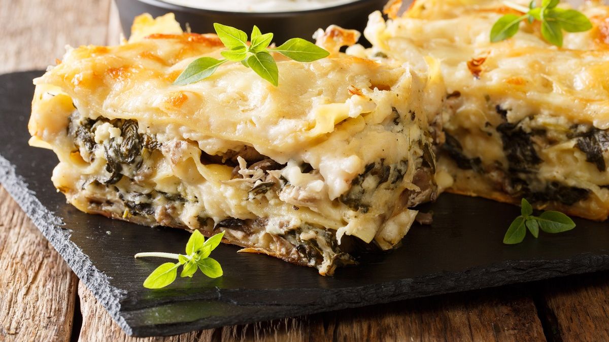 Receta de lasagna de pulled chicken con espinacas y bechamel - Comedera ...