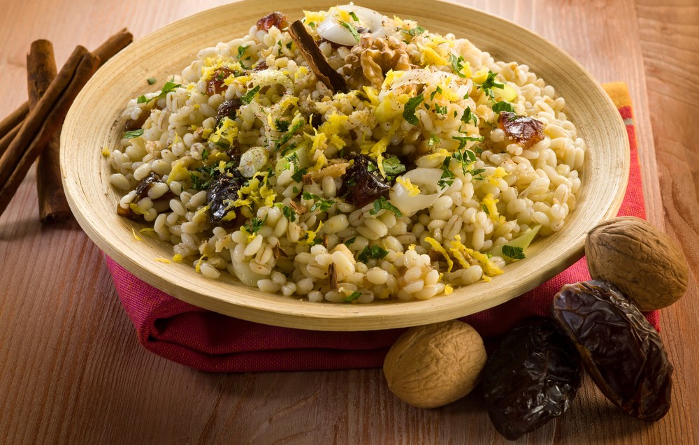 Receta ensalada de cebada con nueces