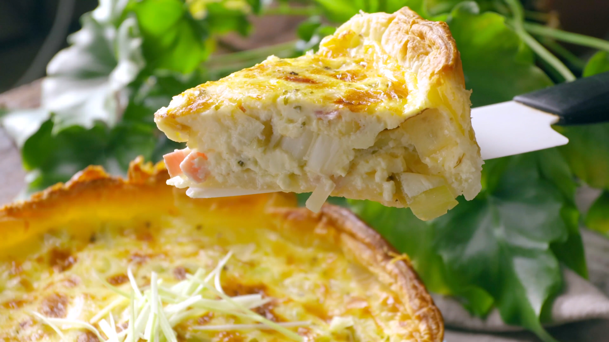 Receta de pastel de puerros: fácil y rico